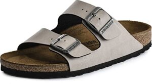 birkenstock arizona stone birko-flor pull up 43 (us men's 10-10.5, us women's 12-12.5) regular