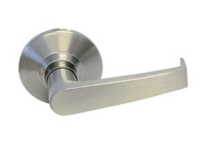 ebuilderdirect satin nickel lock door lever handle entry / privacy / passage / dummy / deadbolt 8101dc (dummy (non-functional))