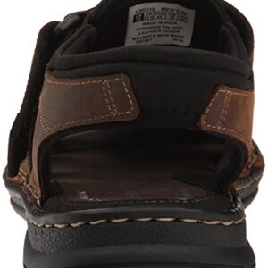 Rockport mens Darwyn Fishermen Fisherman Sandal, Brown Ii Leather, 9.5 US