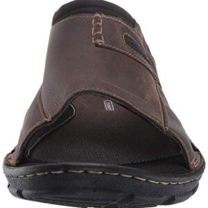 Rockport Men's Darwyn Slide 2 Sandal, Brown II Leather, 11 M US