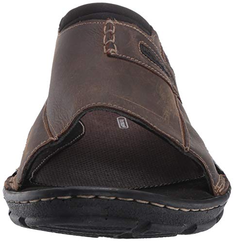 Rockport Men's Darwyn Slide 2 Sandal, Brown II Leather, 11 M US