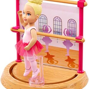 Barbie Doll Dance Coach Play Set with Working Stage!