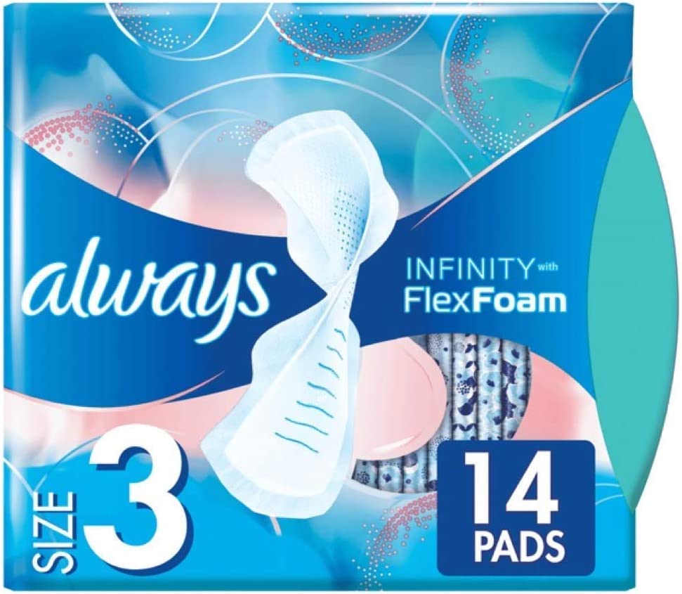 Always Radiant Teen Pads Get Real Regular Unscented w/Wings - 14ct