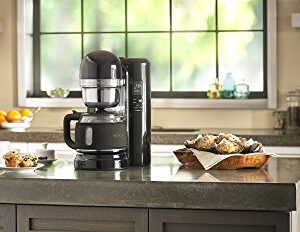 KitchenAid KCMB1204BOB 12-Cup Coffee Maker with One Touch Brewing with Black Thermal Sleeve - Onyx Black