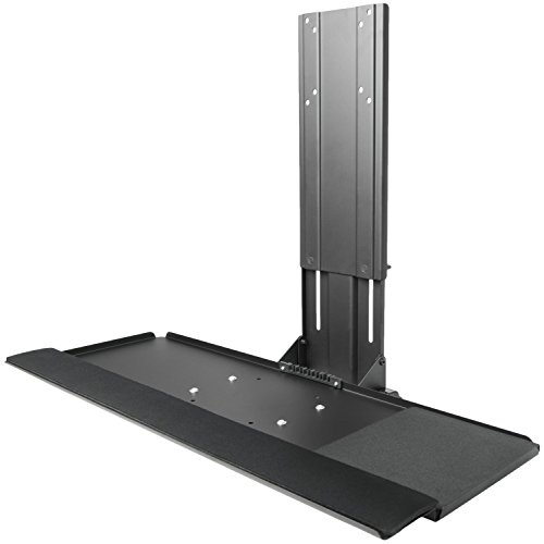 VIVO Computer Keyboard and Mouse Platform Tray, Adjustable VESA Mount Attachment, MOUNT-KB02