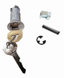 lock with 2 keys, pawl, & spring for rear tailgate window crank handle fits 73-89 blazer & jimmy