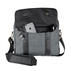 Laptop Messenger Shoulder Bag for Surface Pro 9 8 13", Pro X 13", Laptop 4, 3 13.5", Go 2 12.5"