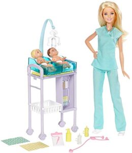 barbie baby doctor playset