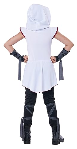 Girls White Ninja Costume Small