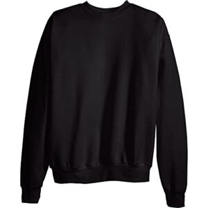 Hanes Men's EcoSmart Sweatshirt, Black, 2XL