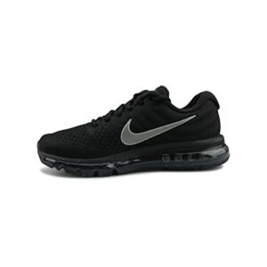 nike men's air max 2017 shoes, black/white/anthracite, 8.5