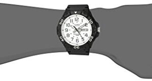 Casio Men's 'Diver Style' Quartz Resin Casual Watch, Color:Black (Model: MRW-210H-7AVCF)