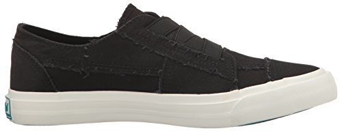 Blowfish Malibu Women's Marley Fashion Sneaker, Black Color Washed Canvas, 7.5 M US