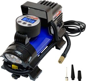 epauto 12v dc portable air compressor pump, digital tire inflator