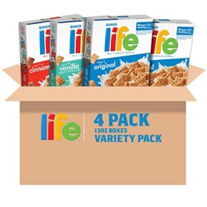 quaker life breakfast cereal, 13 ounce (pack of 4)