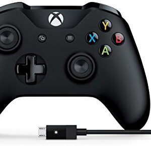 Microsoft 4N6-00001 Xbox Controller + Cable for Windows, Black