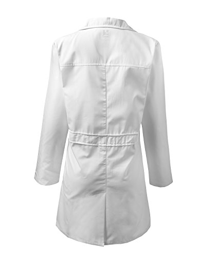 Dagacci Medical Uniform 35" Unisex Lab Coat White XS to 2XL (L)