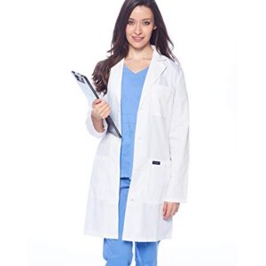 Dagacci Medical Uniform 35" Unisex Lab Coat White XS to 2XL (L)