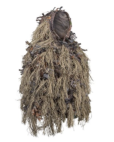 North Mountain Gear Hybrid Ghillie Suit For Men - Lightweight Hunting Airsoft Camouflage - Woodland Brown - X-Large / 2X-Large