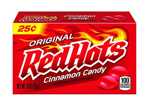 Red Hots Cinnamon Candy, 0.9 Ounce (Pack of 24)