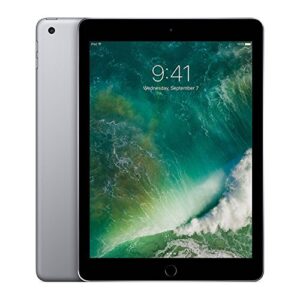 apple ipad with wifi, 32gb, space gray (2017 model)