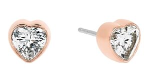 michael kors rose gold modern brilliance post stud earrings