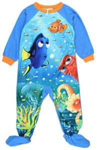 disney little boys finding dory nemo blanket sleeper (3t)