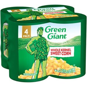 green giant whole kernel sweet corn, 4 pack of 15.25 ounce cans