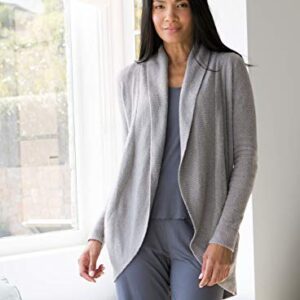 Barefoot Dreams® CozyChic Lite® Women's Circle Cardi, Pewter, Large