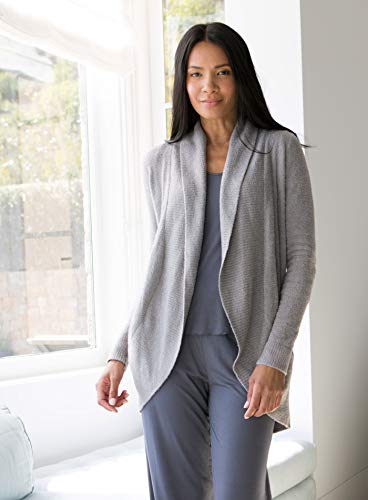 Barefoot Dreams® CozyChic Lite® Women's Circle Cardi, Pewter, Large