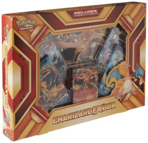 pokemon cards pok16charexbx tcg: charizard-ex box fire blast card game, multicolor