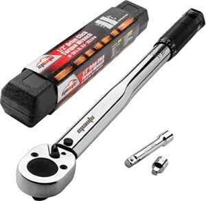 epauto 1/2-inch drive click torque wrench, 10~150 ft./lb., 13.6 ~ 203.5 n/m