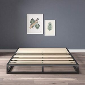 ZINUS Joseph Metal Platforma Bed Frame, Mattress Foundation, Wood Slat Support, No Box Spring Needed, Sturdy Steel Structure, King