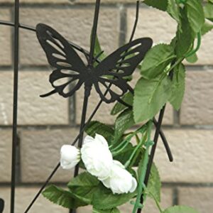 1.Go Metal Garden Trellis Panel Arch for Climbing Plants, 15" Wide x 34" High, OG-0018