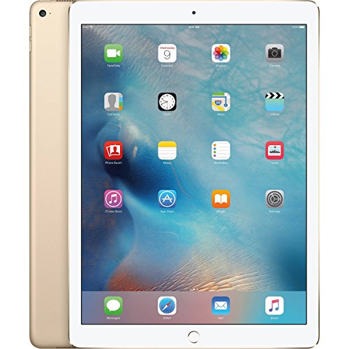 Apple iPad Pro 12.9in Tablet (256GB Wi-Fi + 4G, Gold)(Renewed)