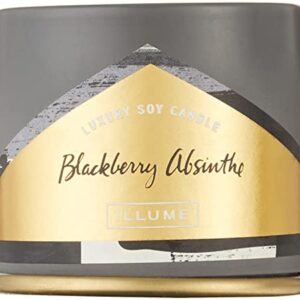 ILLUME BlackBerry Absinthe Soy Candle, Demi Vanity Tin, Purple, 3 oz.