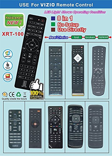 New Nettech XRT100 Universal Remote Control for All VIZIO BRAND TV, Smart TV - 1 Year Warranty