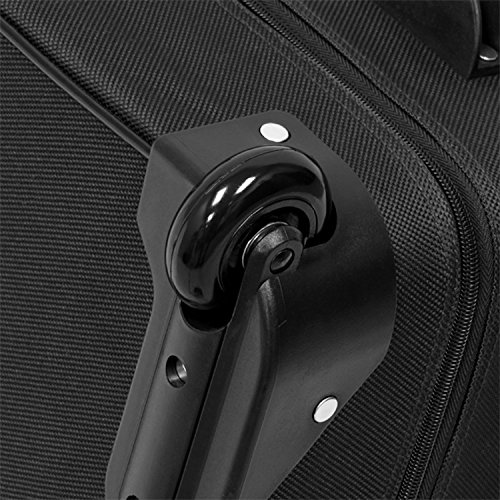 LONDON FOG Buckingham 44-Inch Wheeled Garment Bag, Black