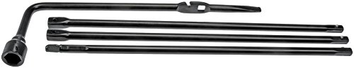 Dorman 926-000 Spare Tire Jack Handle / Wheel Lug Wrench Compatible with Select Cadillac / Chevrolet / GMC Models , Black