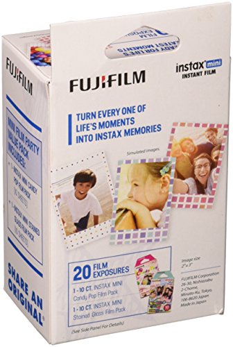 Fujifilm Instax Mini Film Party Value Pack - 20 Exposures