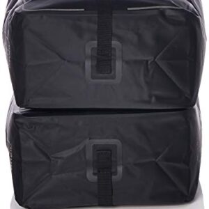 Basil, Urban Dry Double Bag, Double Bag, Solid Black, 50 Litre (17659)