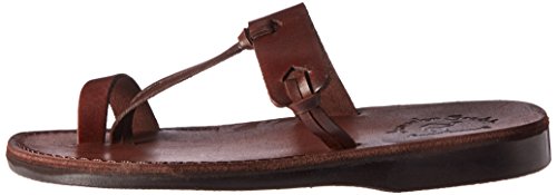 David - Leather Open Toe Sandal - Brown