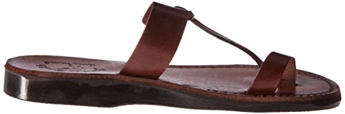 David - Leather Open Toe Sandal - Brown