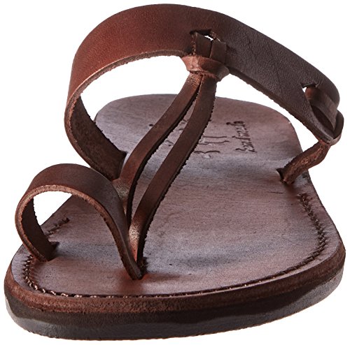 David - Leather Open Toe Sandal - Brown