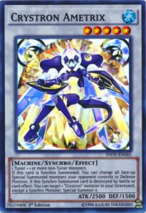 yu-gi-oh! - crystron ametrix (inov-en045) - invasion: vengeance - 1st edition - super rare