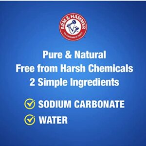 Arm & Hammer Natural Detergent Booster and freshener Super Washing Soda Detergent Booster & Household Cleaner, 55 oz