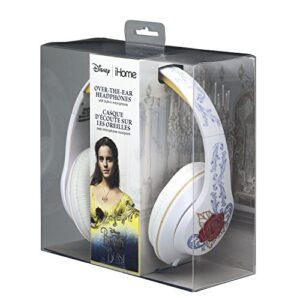 Disney’s Beauty and the Beast Over Ear Headphones with Award-Winning iHome Sound -Best Over Ear Headphones with Mic & Answer Call Button by eKids