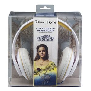 Disney’s Beauty and the Beast Over Ear Headphones with Award-Winning iHome Sound -Best Over Ear Headphones with Mic & Answer Call Button by eKids