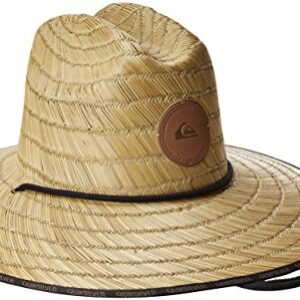 Quiksilver Men's Dredge Waterman Straw Sun Hat, Natural, L/XL