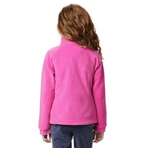 Columbia unisex-baby Benton Springs Fleece Jacket, Pink Ice, 2T